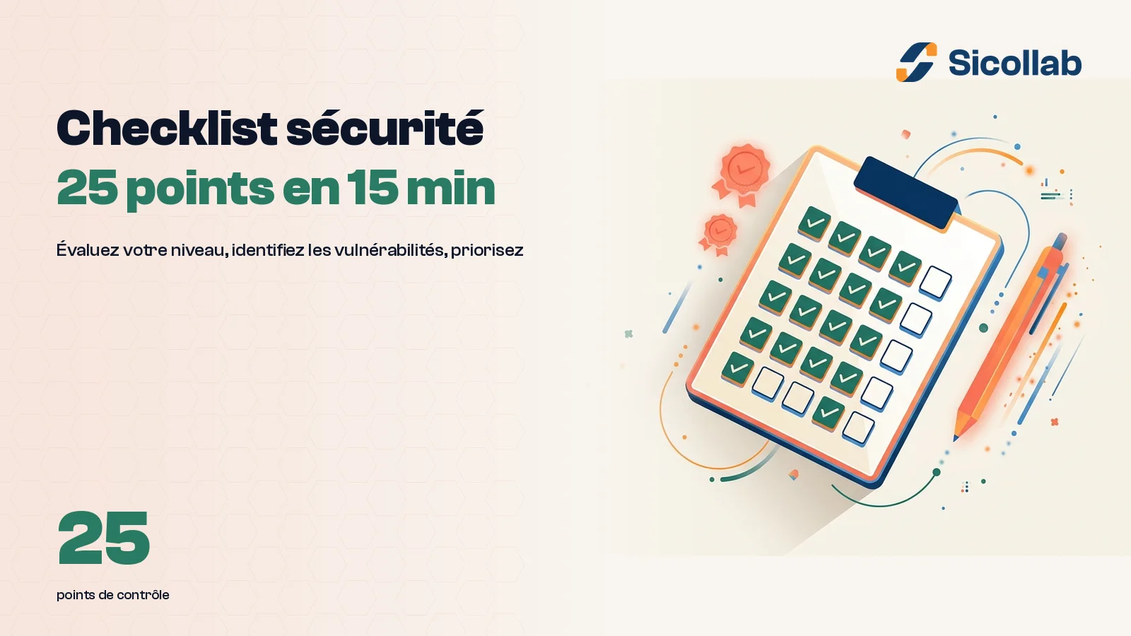 Checklist sécurité PME : 25 points clés | Sicollab